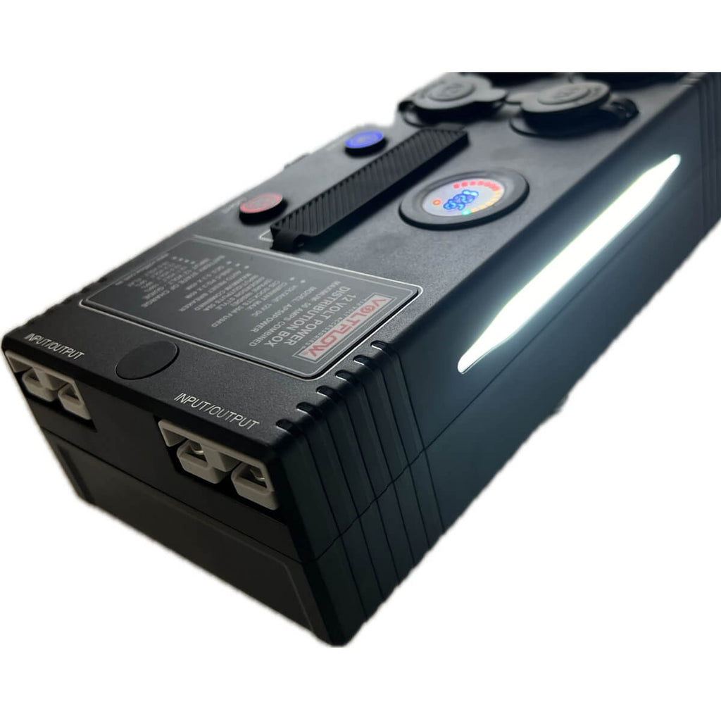 VoltFlow 12V Power Extension Box 50Amp with Anderson, USB & Cig Socket ...