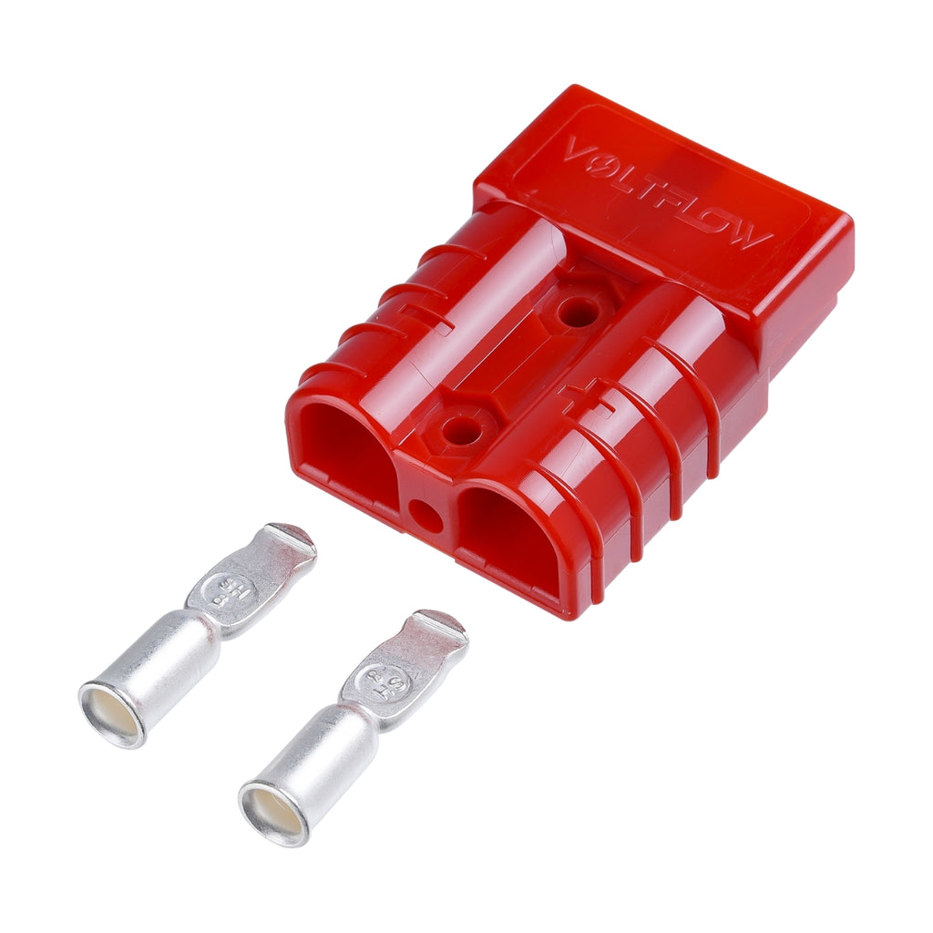 VoltFlow 12V Anderson Style Plug 50Amp - Grey, Red, Black, or Blue ...