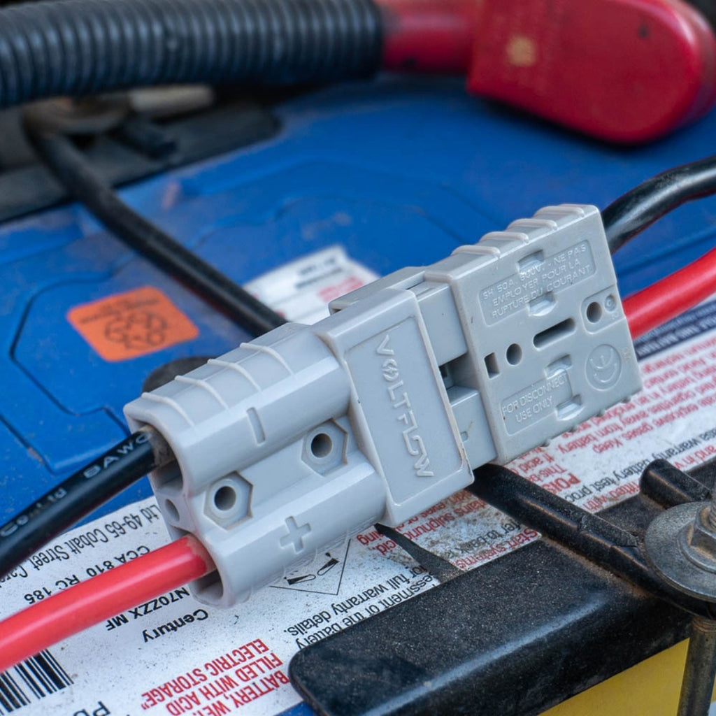 VoltFlow 12V Anderson Style Plug 50Amp Grey 3 Pin · VoltFlow 12 Volt ...