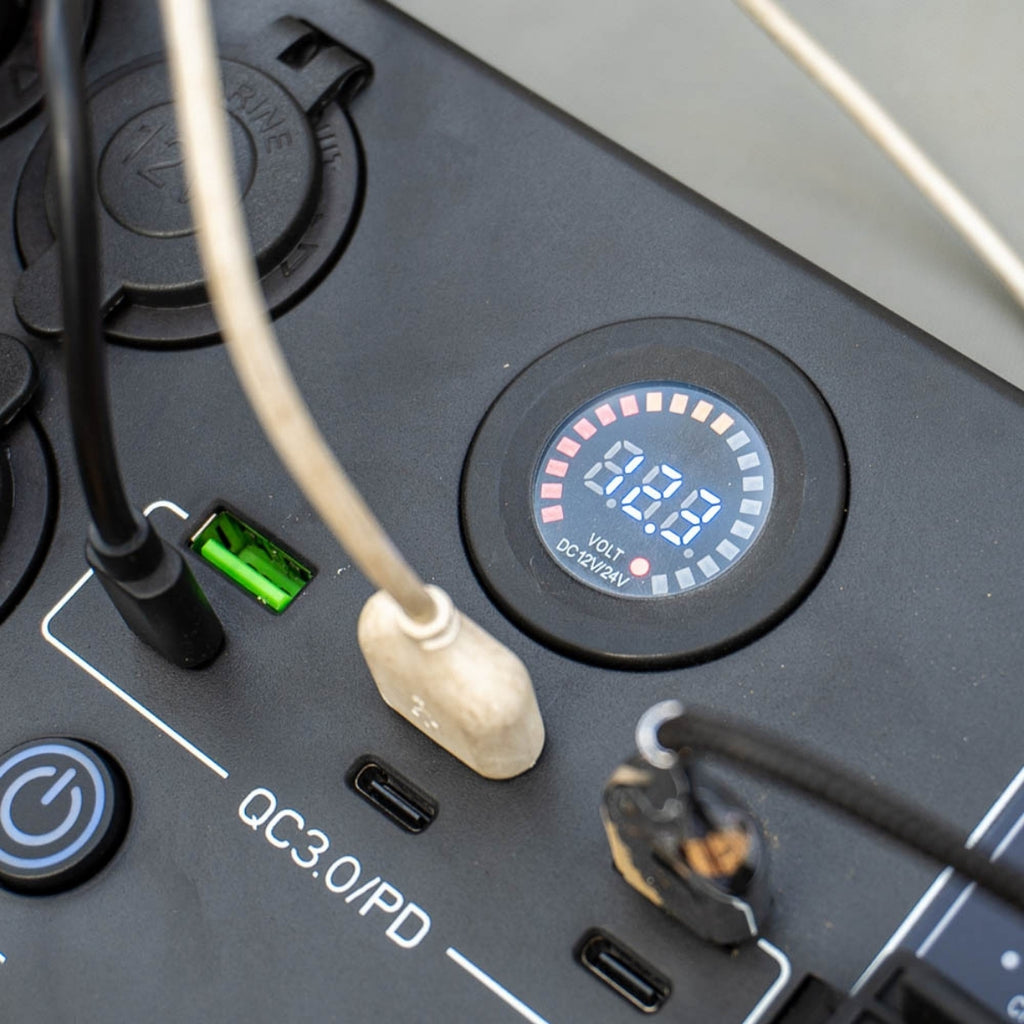 VoltFlow 12V Power Extension Box 50Amp with Anderson, USB & Cig Socket ...