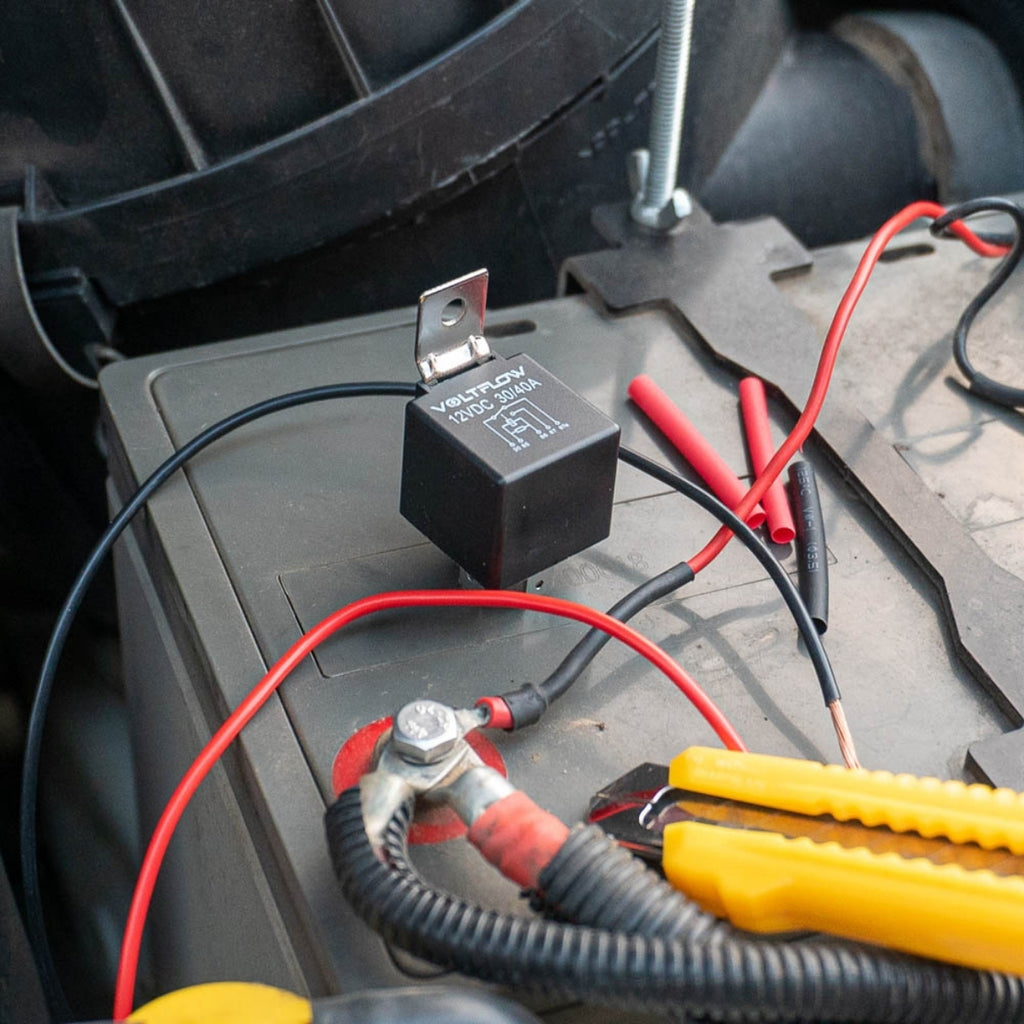 VoltFlow High-Capacity Relay with Resistor - 40Amp 12V - 5 PIN ...