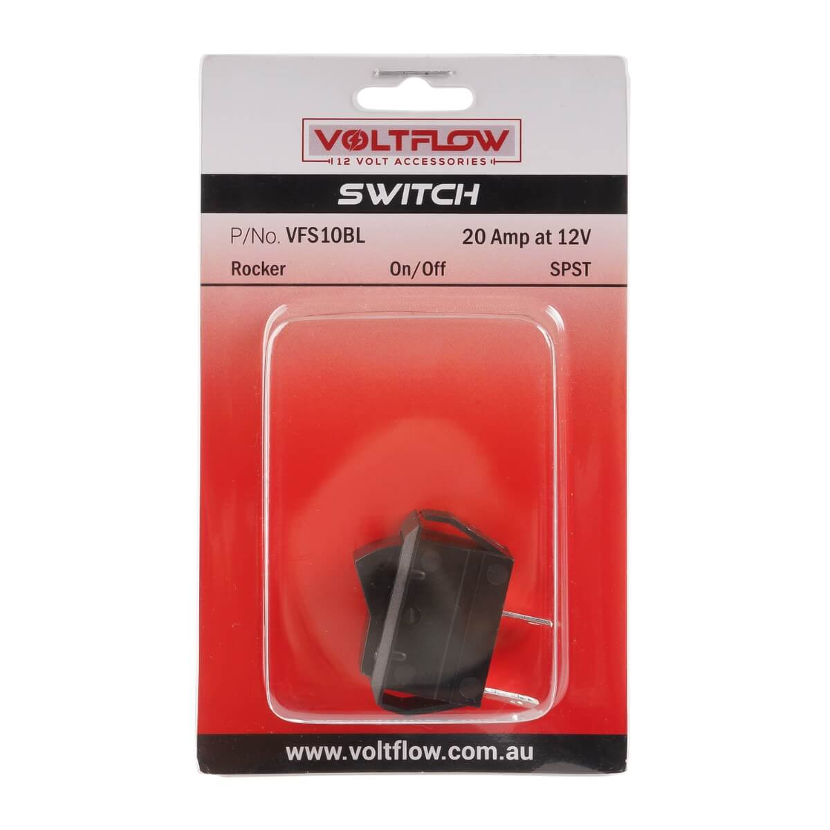 VoltFlow Rocker Switch - 20Amp at 12V · VoltFlow 12 Volt Australia