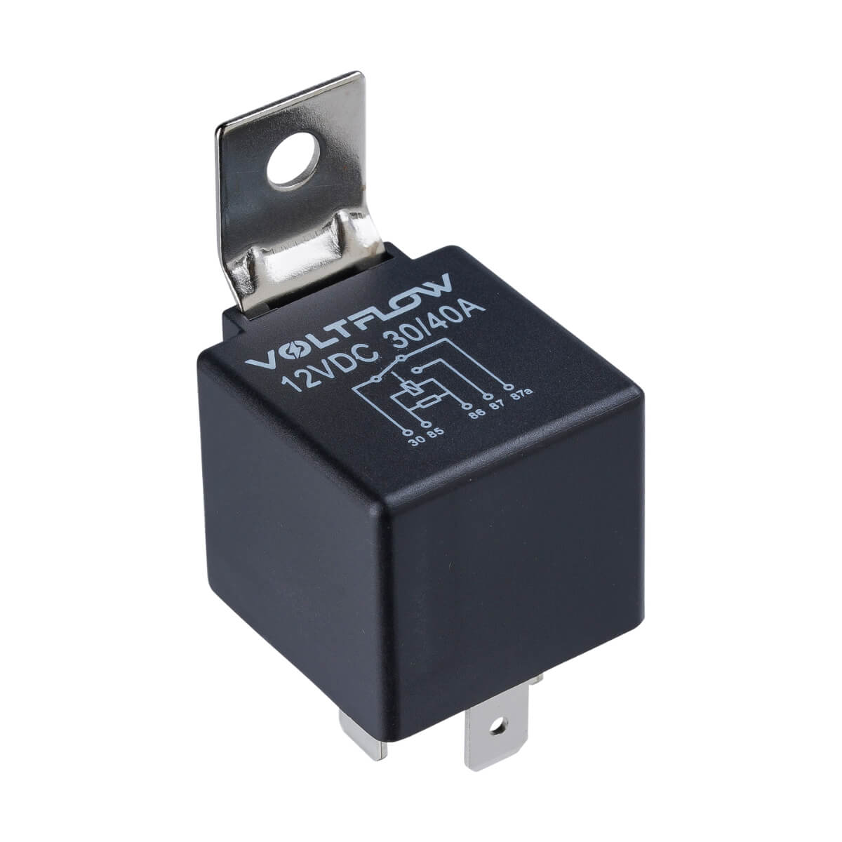 VoltFlow High-Capacity Relay with Resistor - 40Amp 12V - 5 PIN ...