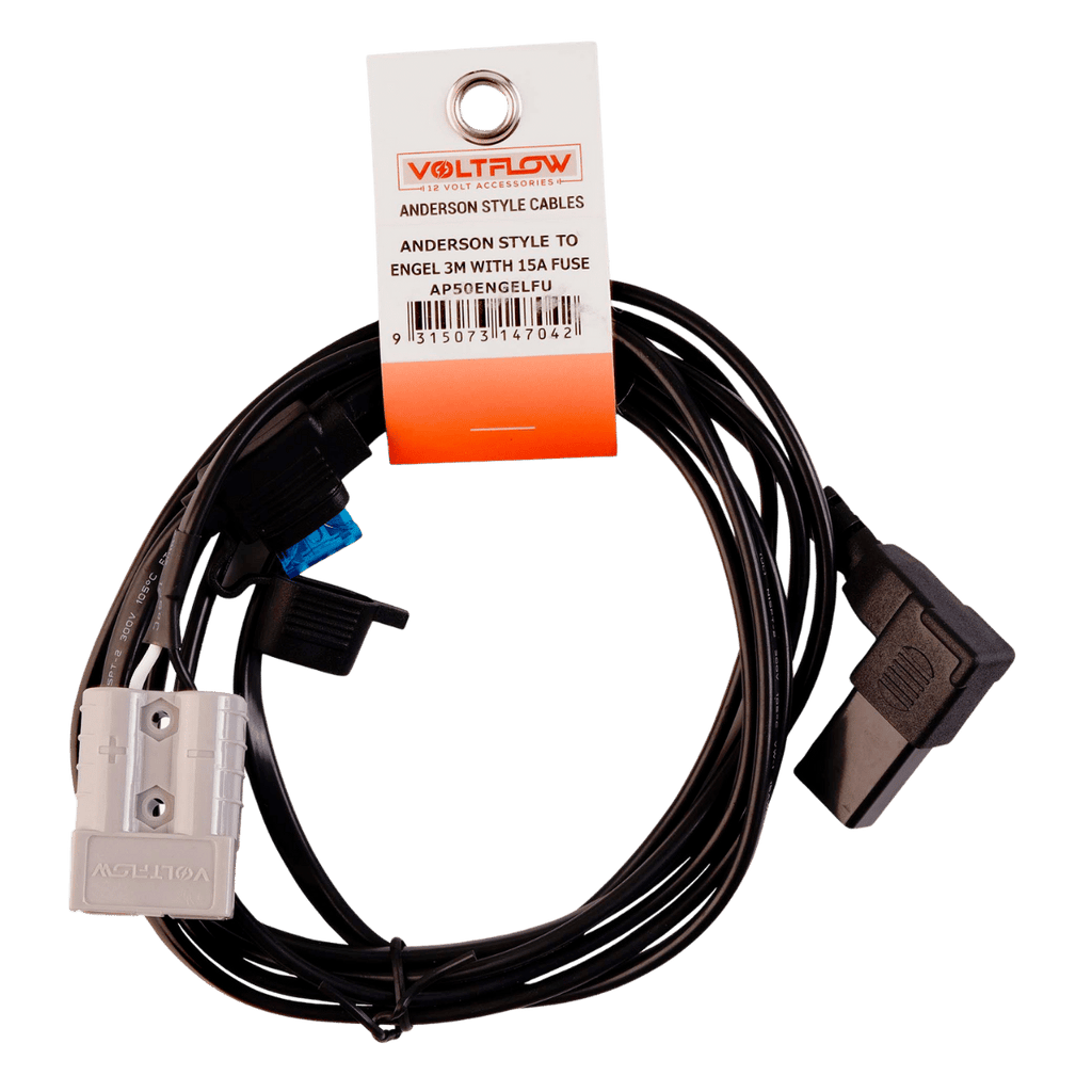 VoltFlow 12V Anderson Style Plug to Engel Fridge Plug 3metre · VoltFlow ...