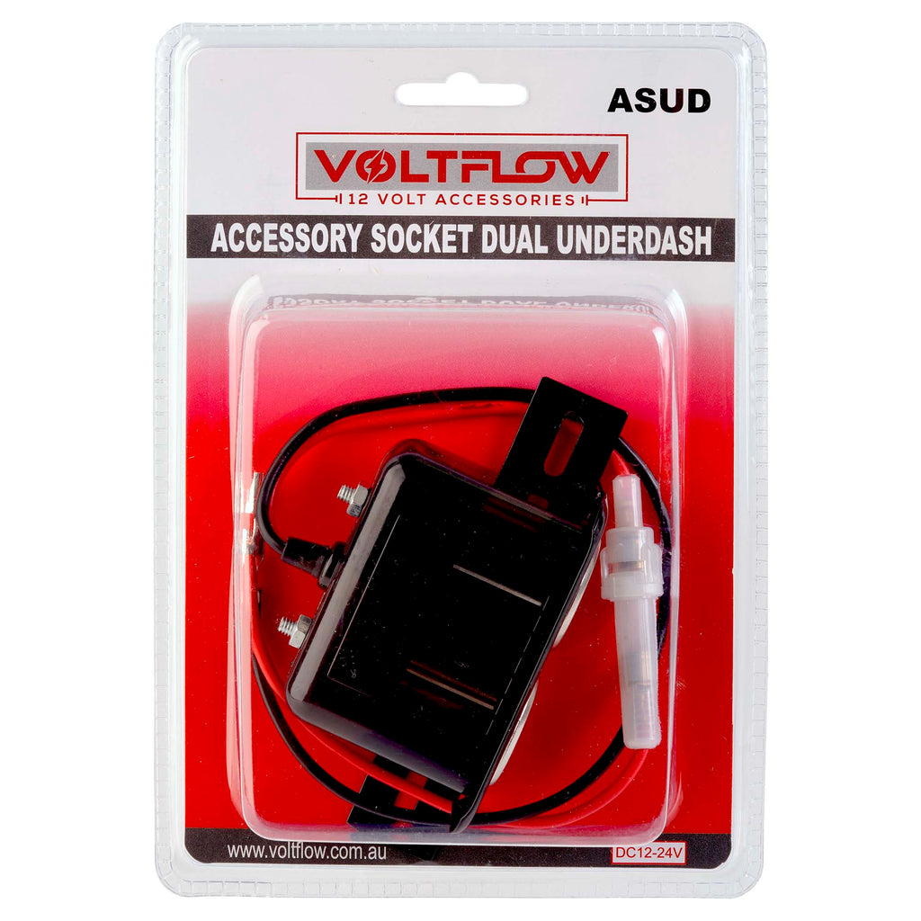 VoltFlow 12V Dual Accessory Under Dash Cigarette Sockets · VoltFlow 12 ...